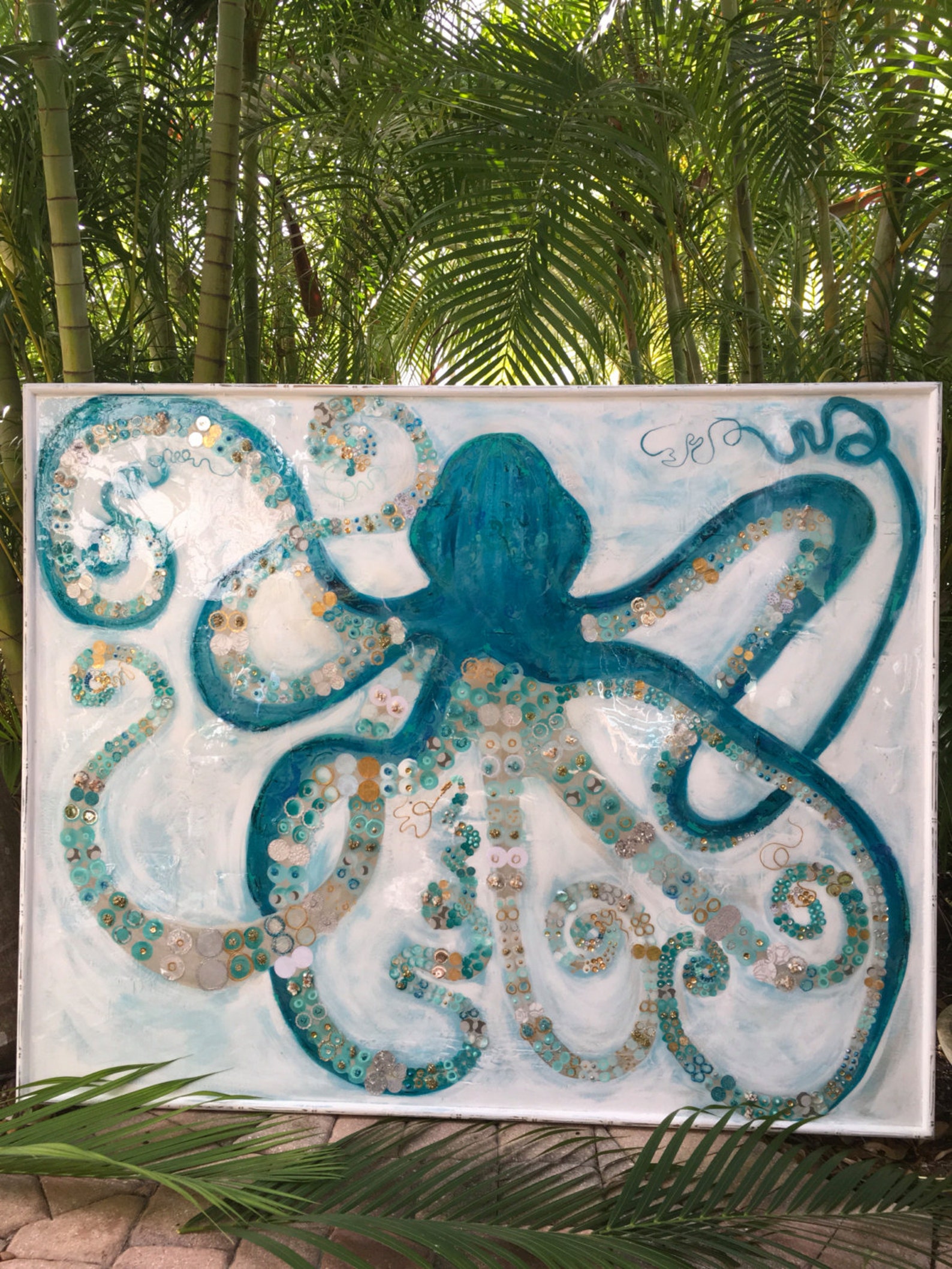 Indigo Sea Octopus - Etsy