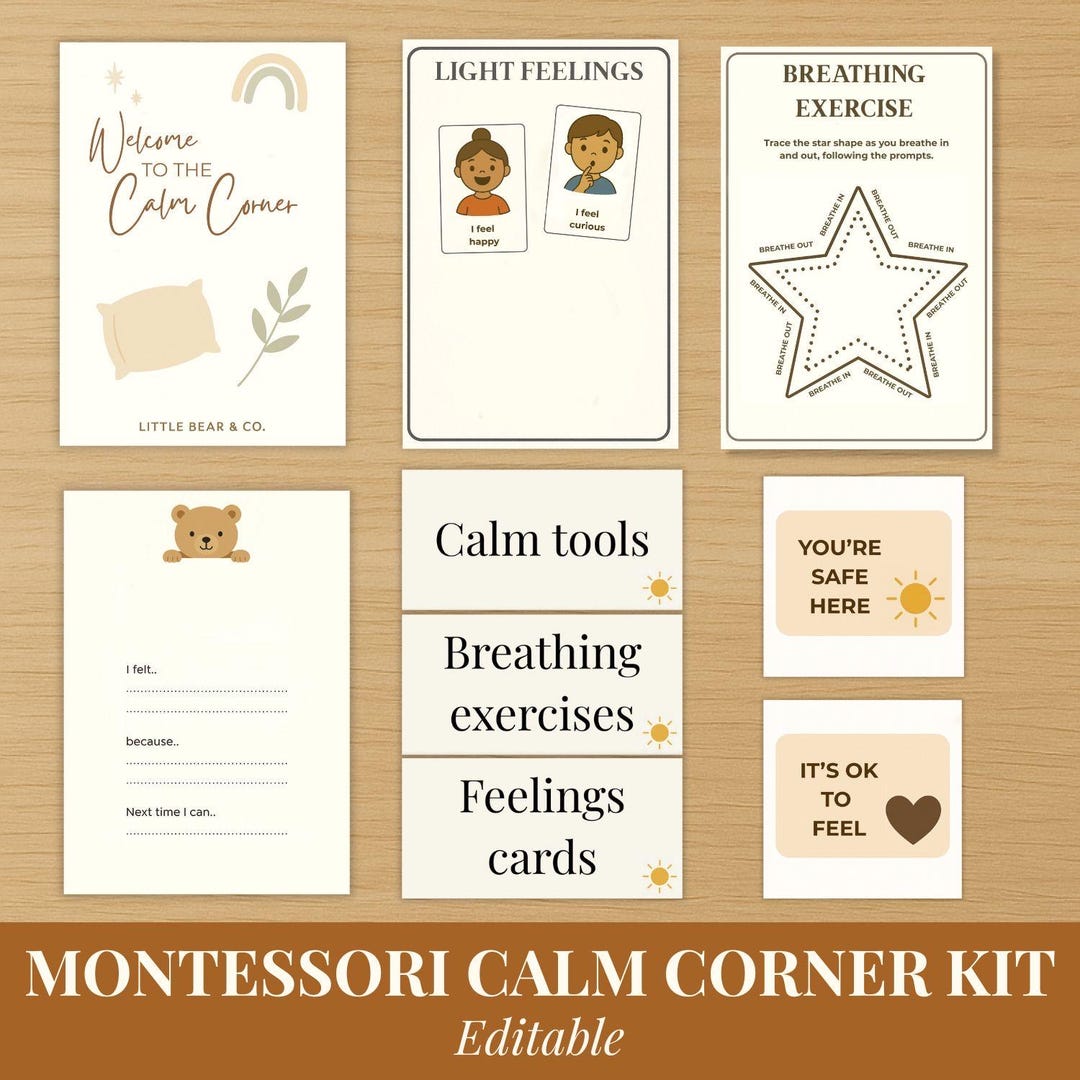 Calm Down Corner Kit for Toddlers (ages 2–5) | Help Tantrums & Big ...