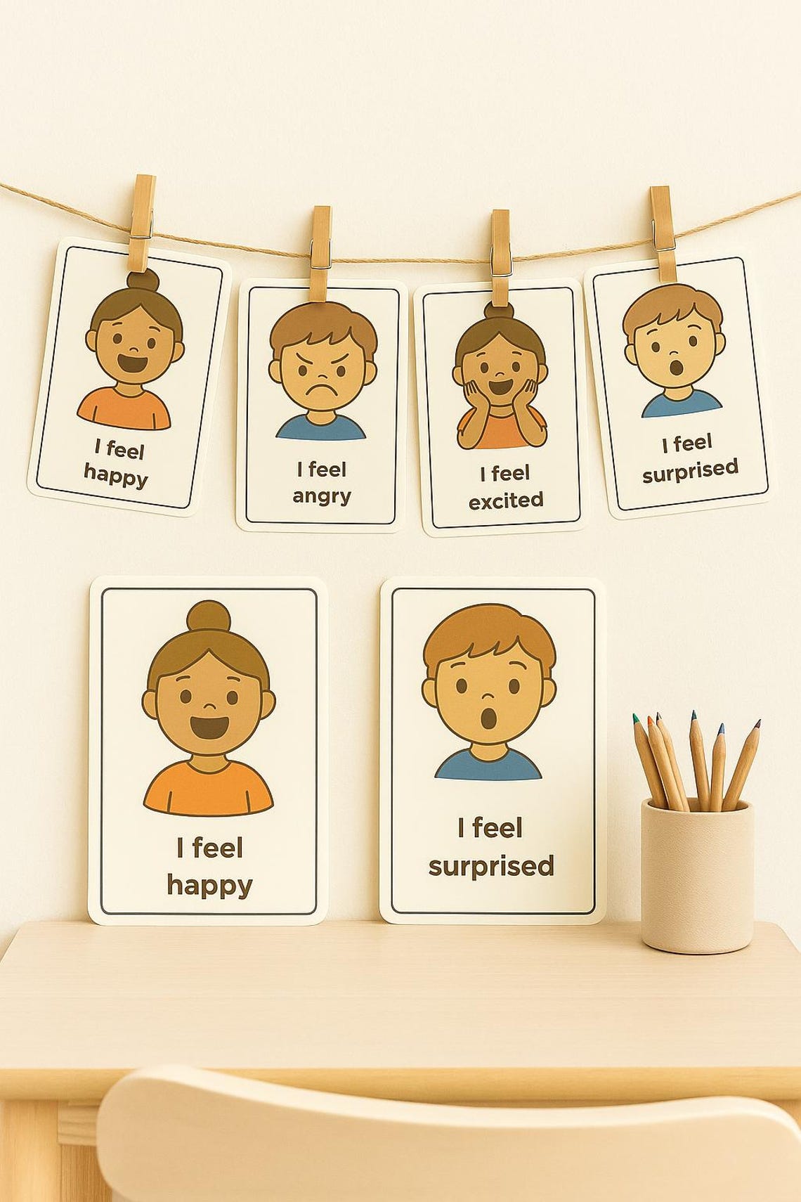 Printable Emotions & Feelings Cards for Kids | Emotional Regulation ...