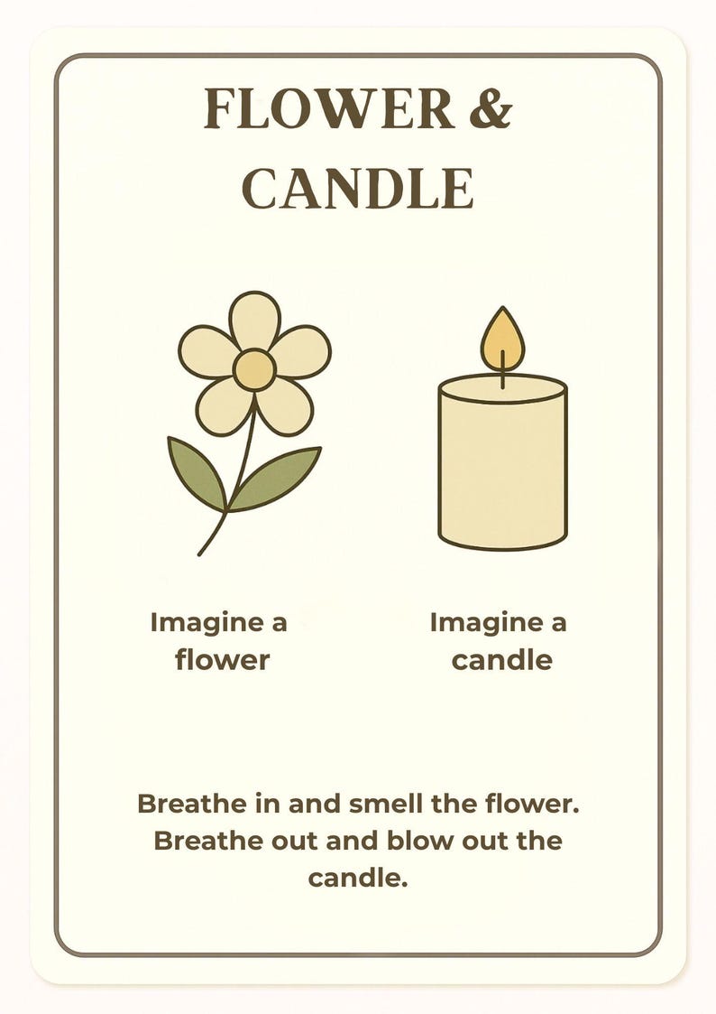 Breathing Exercise Posters for Kids – Printable Calm Corner Tools ...