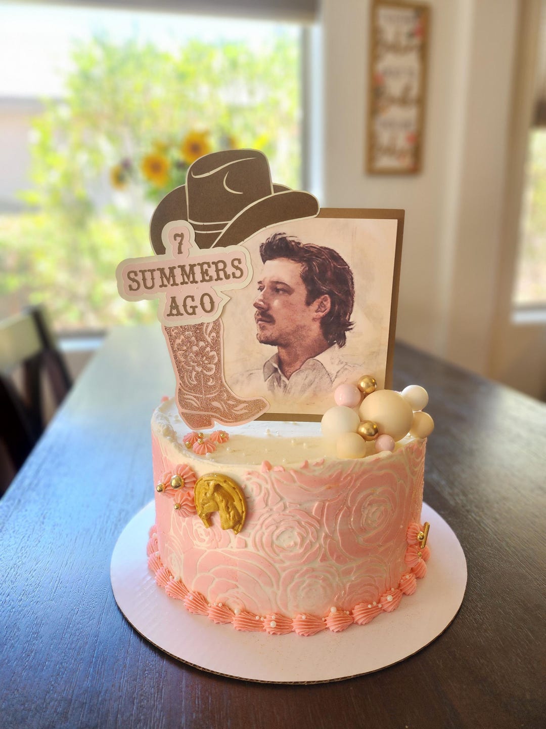 Country Morgan Wallen Cake Topper - Etsy