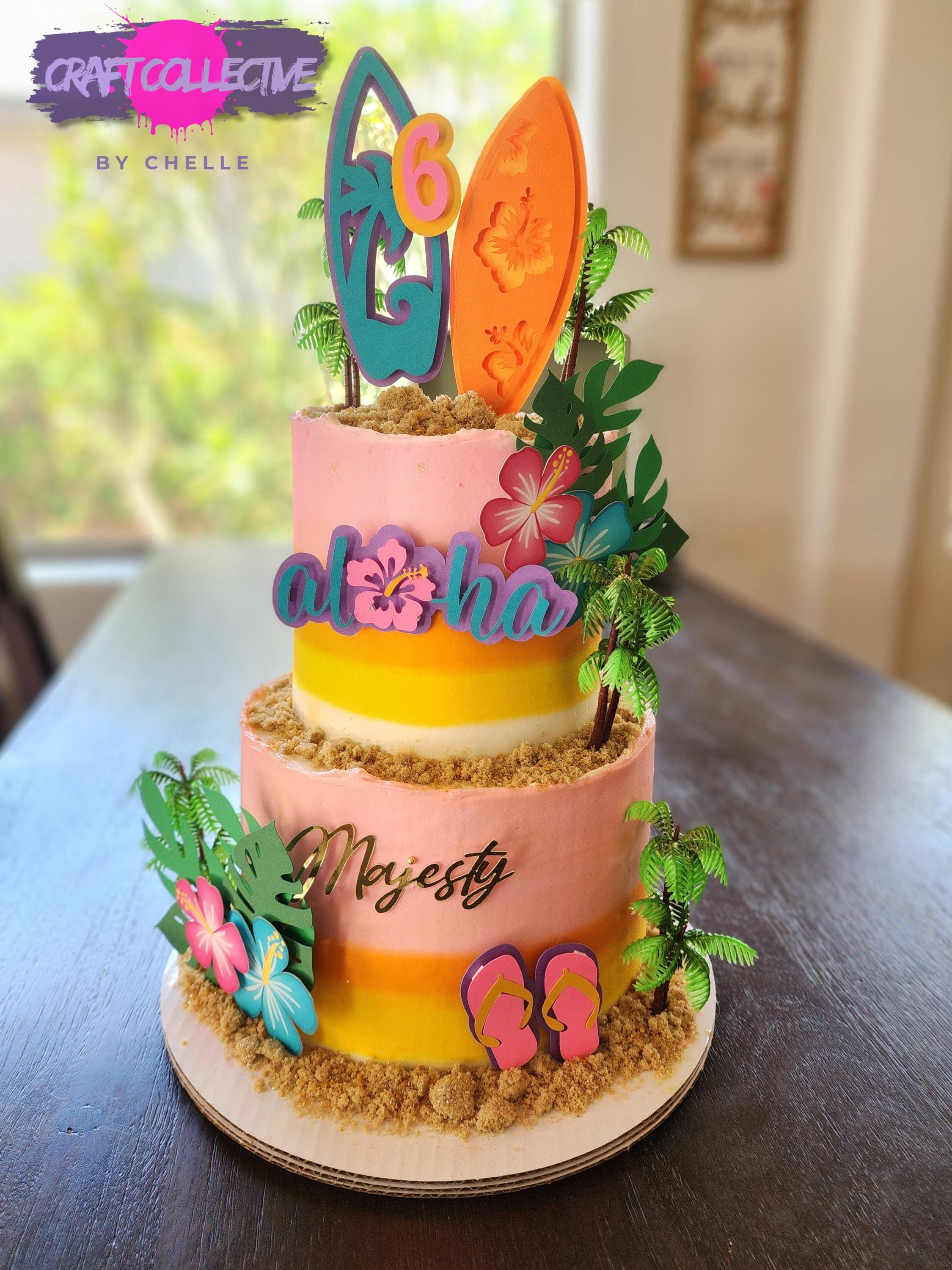 Hawaiian Luau Cake Toppers & Decorations - Etsy