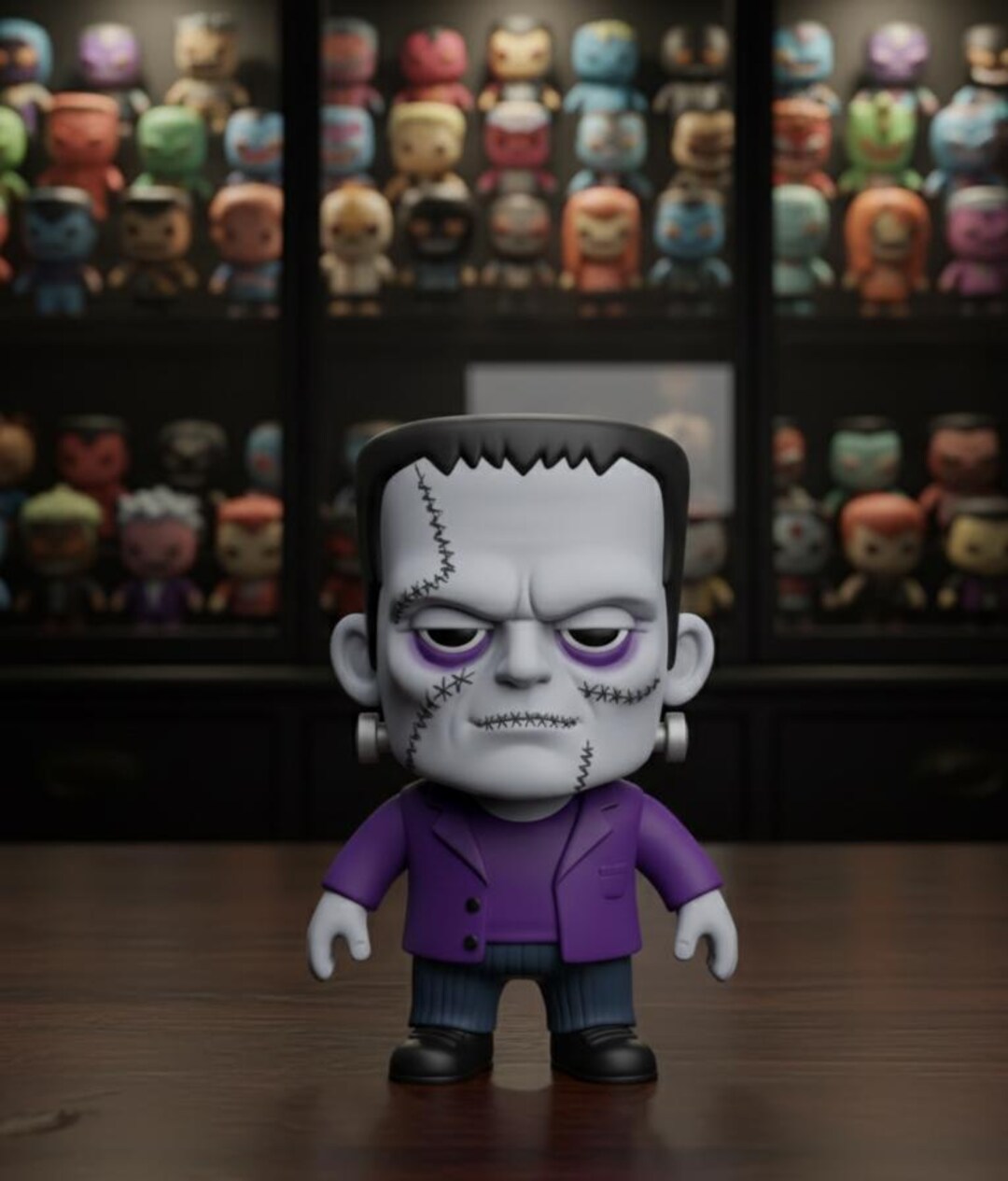 Frankenstein STL File: 3D Printed Halloween Figure Halloween STL Files ...