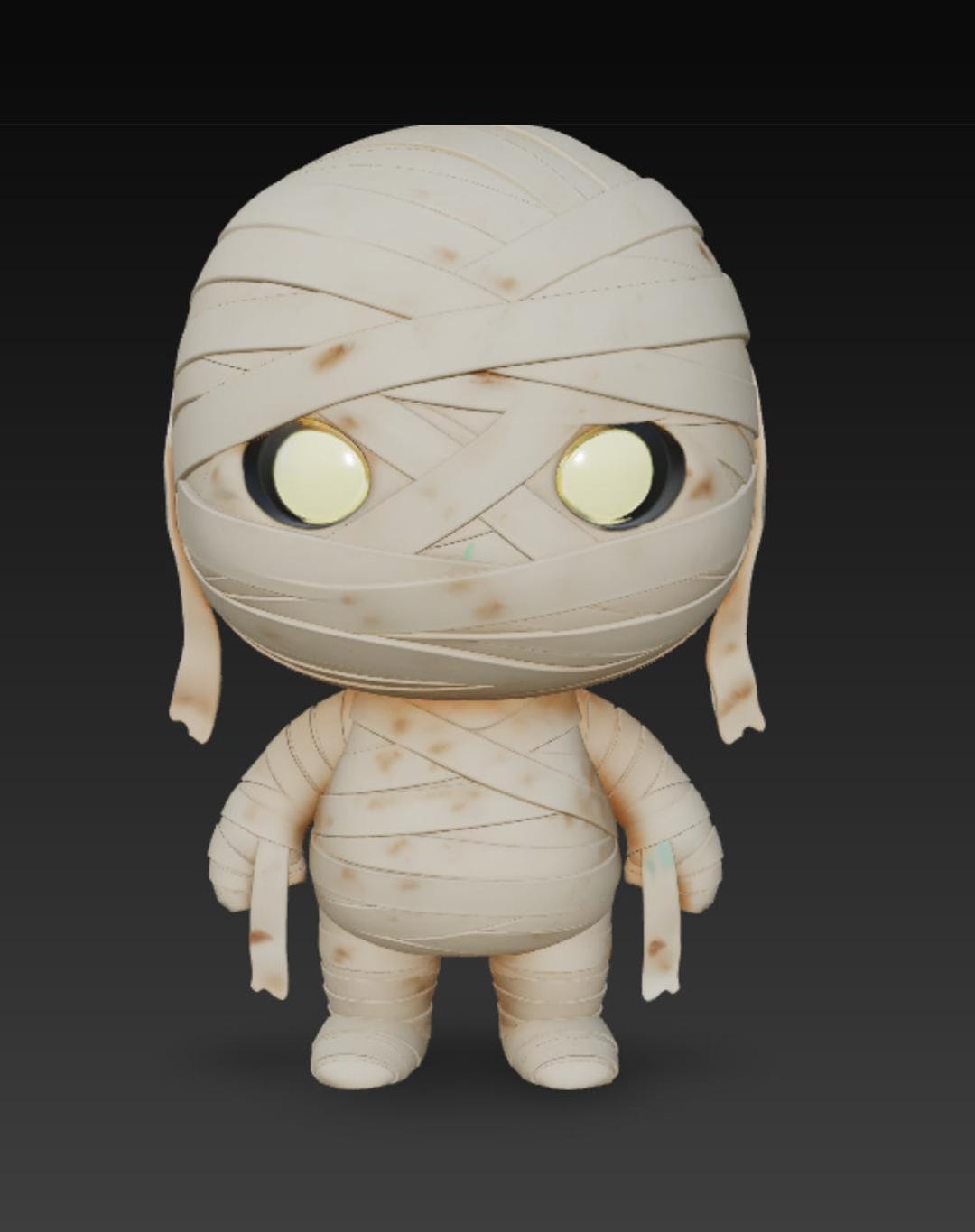 Mummy STL File 3D Mummy Figure STL 3D Printer Files 3D Figure Halloween ...