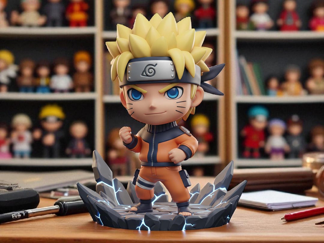 3D Naruto Chibi STL File Naruto 3D Figure Stl Files Naruto 3D Printer ...