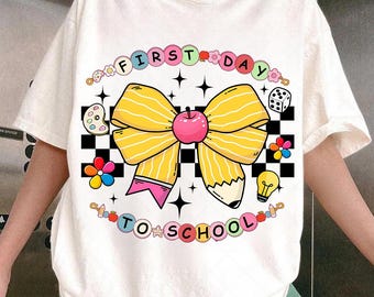 First Day of School Png Preppy Teacher Bracelets Png Back to School Png ...