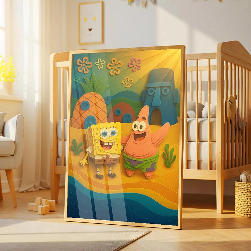Spongebob Poster - Etsy