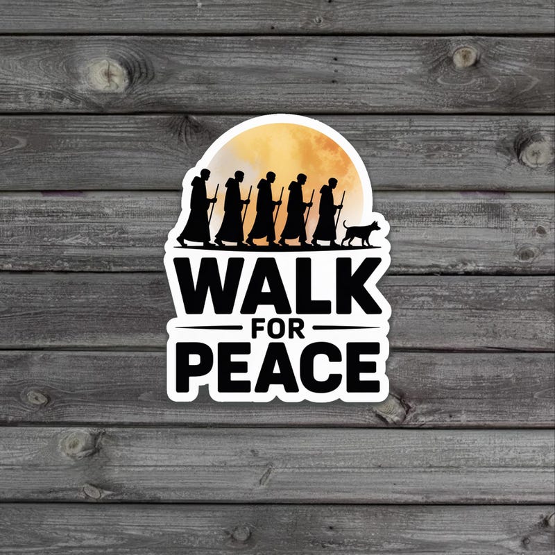 Walk for Peace Stickers - Etsy