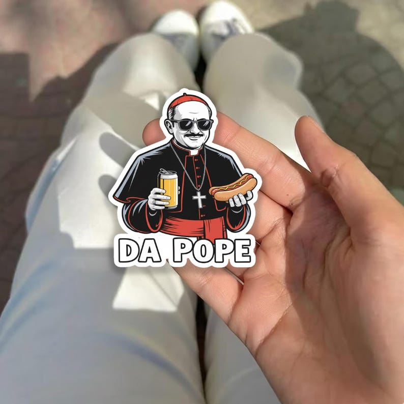 Chicago Pope Leo XIV "da Pope" Sticker, Pope Robert Prevost Sticker ...