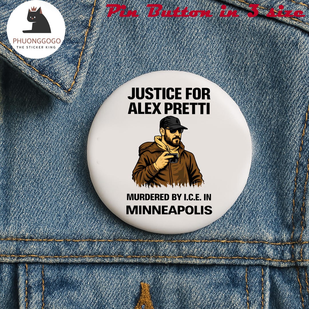 Justice for Alex Pretti Pin, Be Pretti Good Pin, Activism Accessory ...