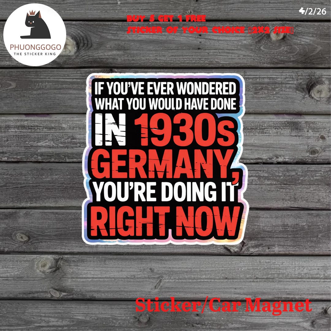 Anti Fascism Sticker/car Magnet: Political Activism, Human Rights ...