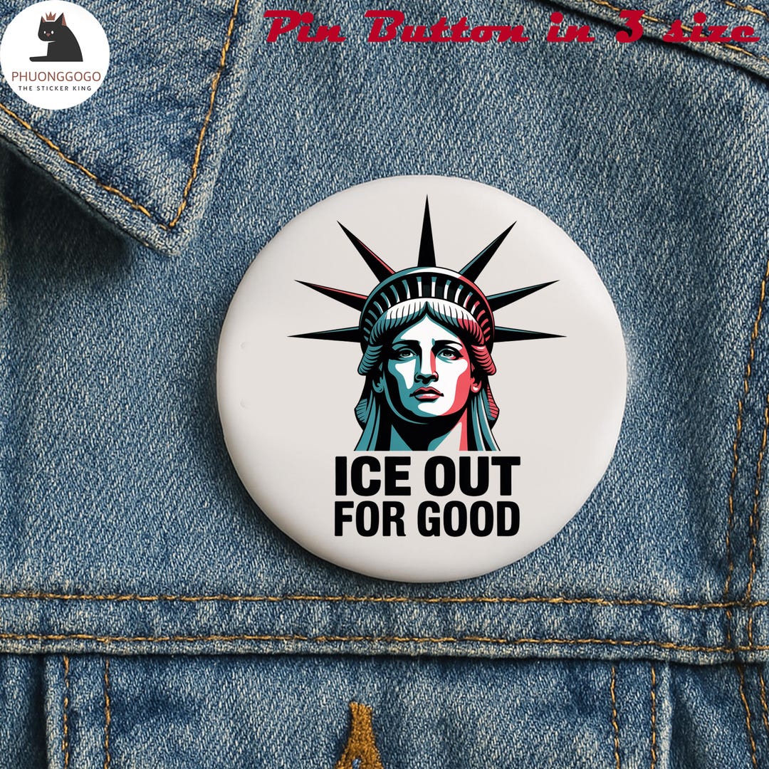 ICE Out for Good Pin, Be Good Pin Buttons in 3 Sizes, Be Good Pin, Anti ...