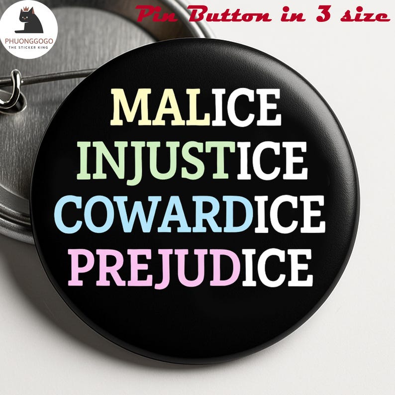 Words That End in ICE - Anti-ice Pin - 3 Size Button - Etsy