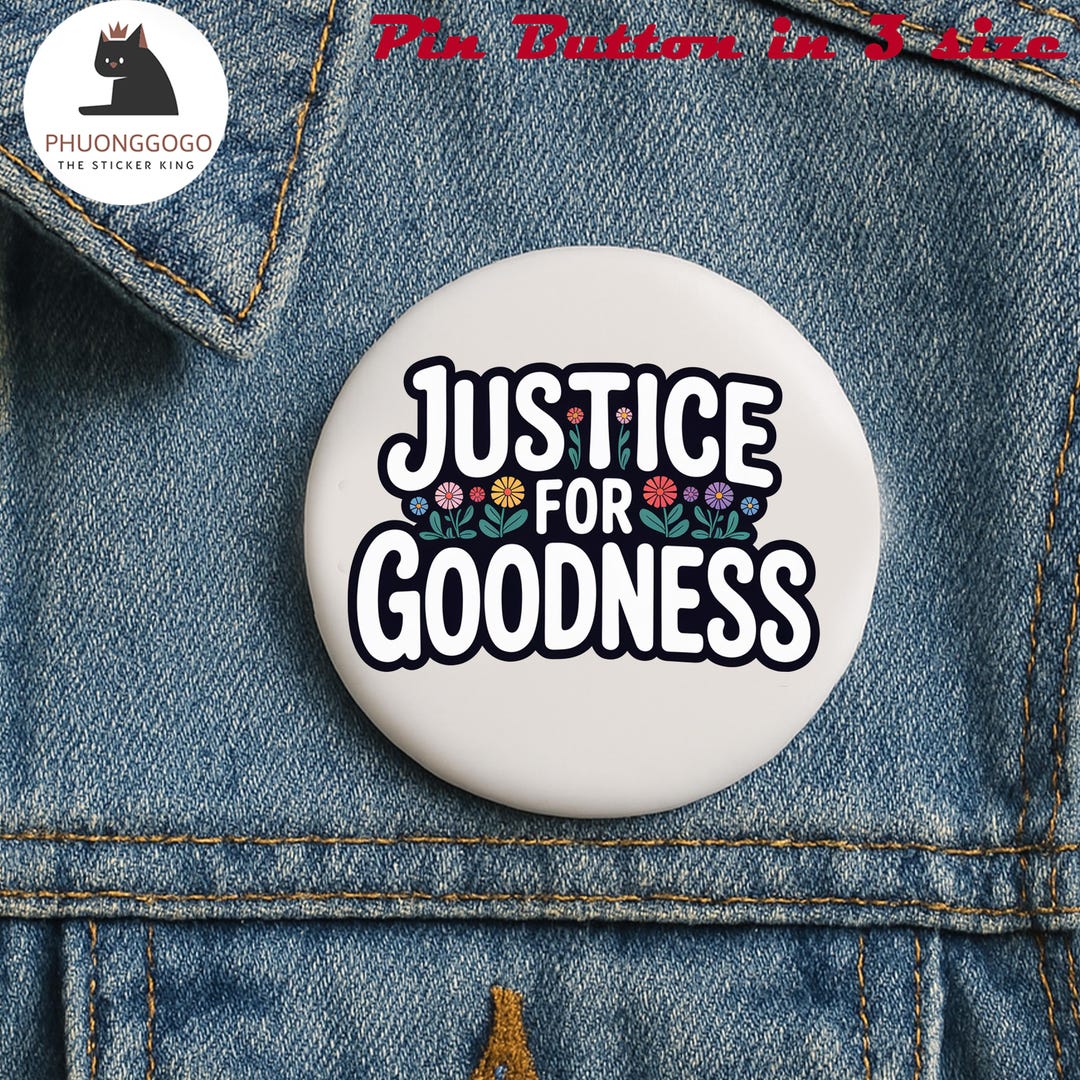 Just for Renee Nicole Good Pin Buttons in 3 Sizes, Anti Ice Pin ...