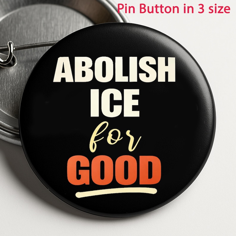 Justice for Renee Nicole Good Button : Abolish Ice for Good Protest ...