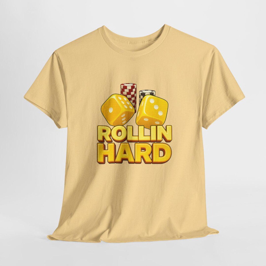 Rollin Hard Gaming T-shirt: Unisex Cotton Gamer Apparel - Etsy