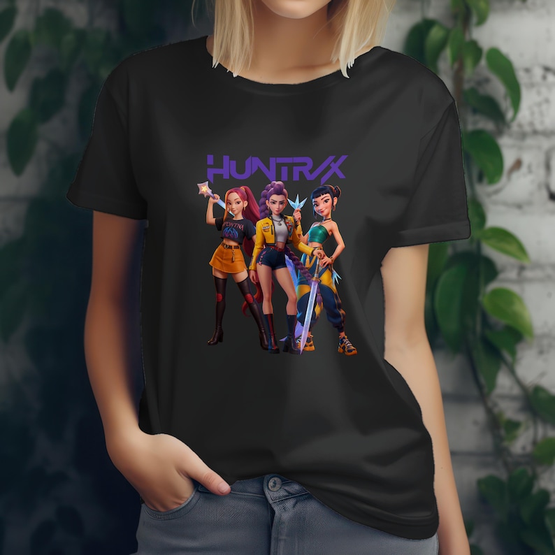 Kpop Hun-trix PNG / Clipart de anime Demon Hunters / Descarga digital ...