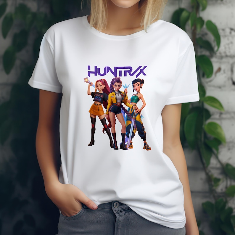 Kpop Hun-trix PNG / Clipart de anime Demon Hunters / Descarga digital ...