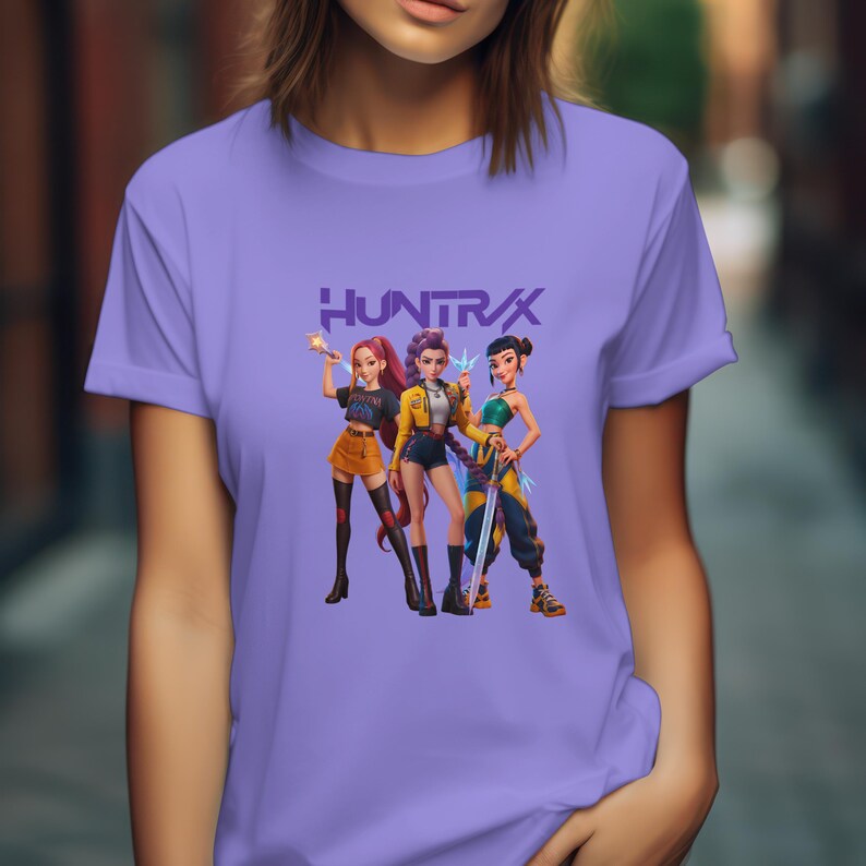 Kpop Hun-trix PNG / Clipart de anime Demon Hunters / Descarga digital ...