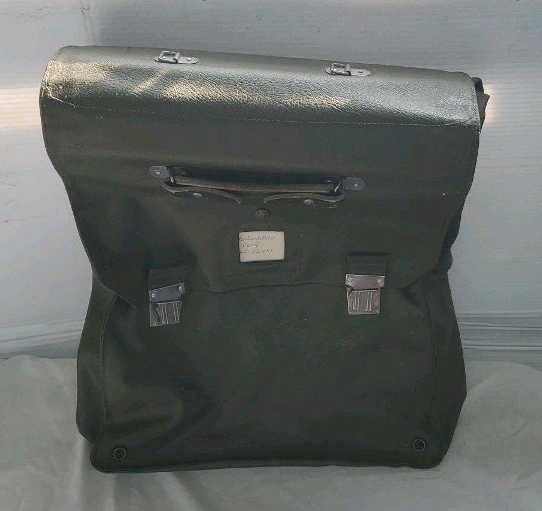 Vintage Swiss Army Tri-fold Military Medic Tactical Attaché Garment ...