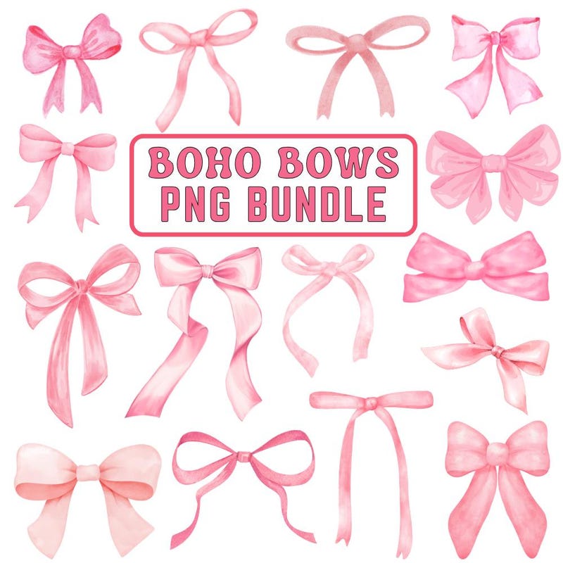 Pink Croquette Bow Svg - Etsy
