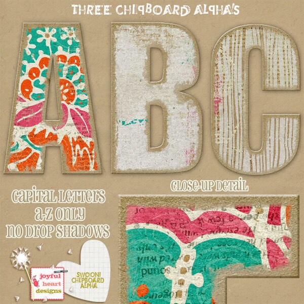 Chipboard Letters - Etsy