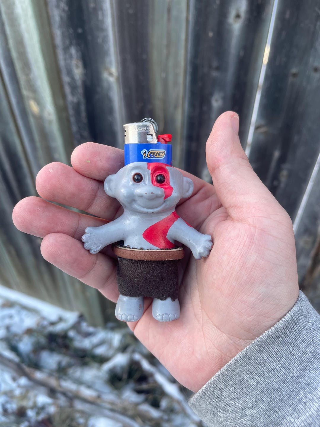 Kratos GOD OF WAR Lighter Case 420 Funny Stoner Knickknack - Etsy