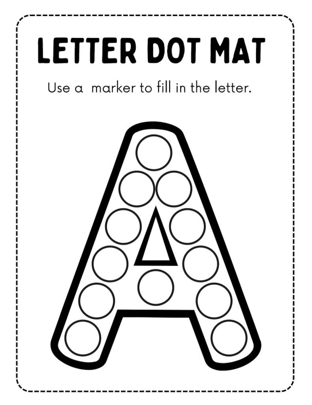Dot-to-dot Alphabet Children's Teaching Resource - Letter Recognition ...