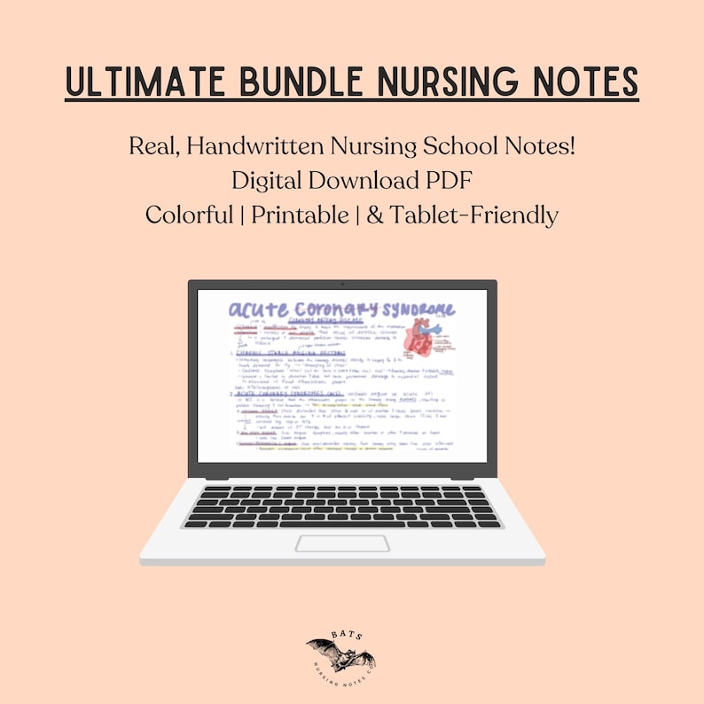 All-in-one Nursing Notes Mega Bundle | Handwritten Study Guides for ...