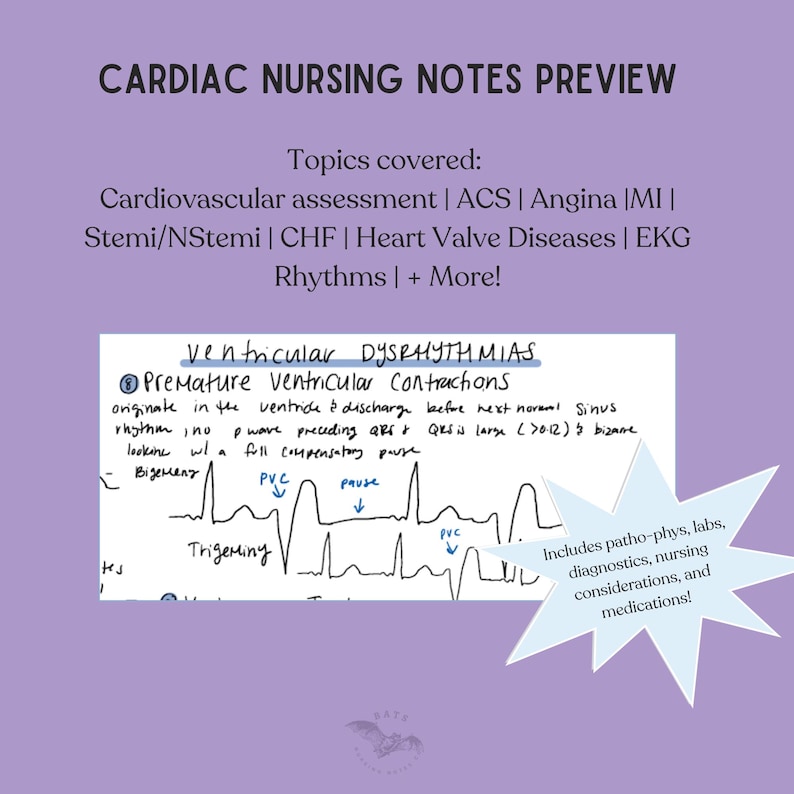 Nursing Study Guide Bundle: Cardiac, Respiratory, Endocrine ...