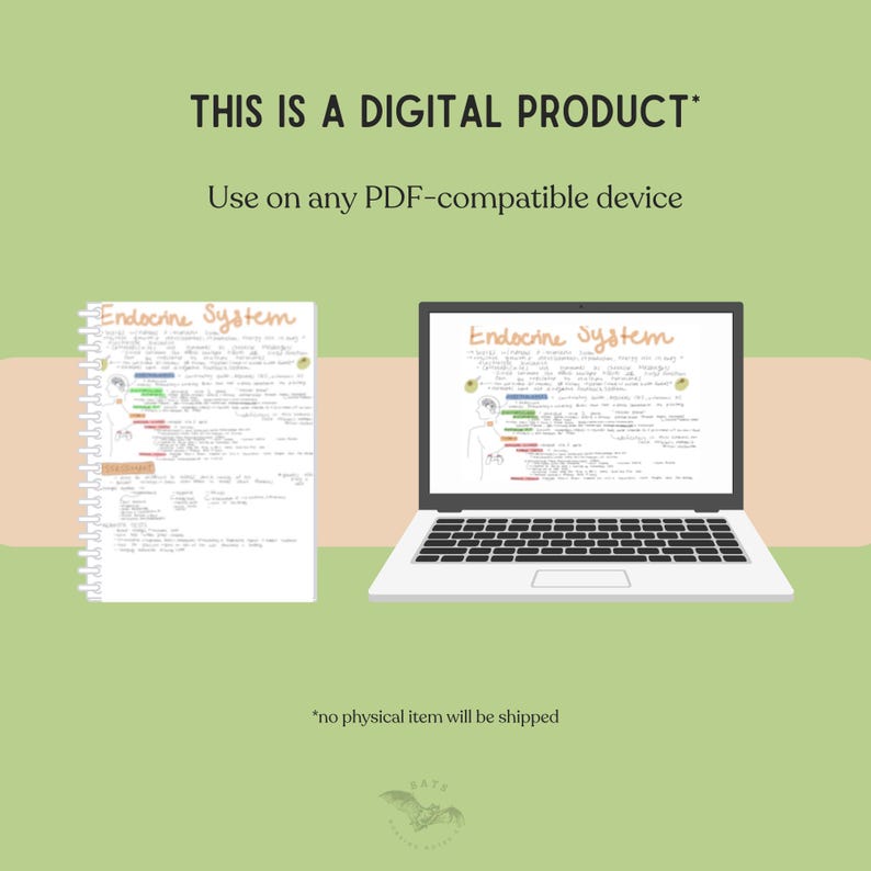 Endocrine Nursing Notes – Handwritten Study Guide PDF | NCLEX, ATI, Med ...