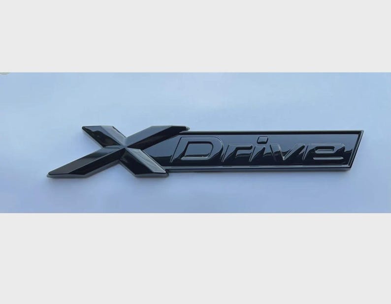 Xdrive Gloss Black Rear Boot Badge Emblem X1 X3 X5 X7 3 4 5 6 F48 F25 ...