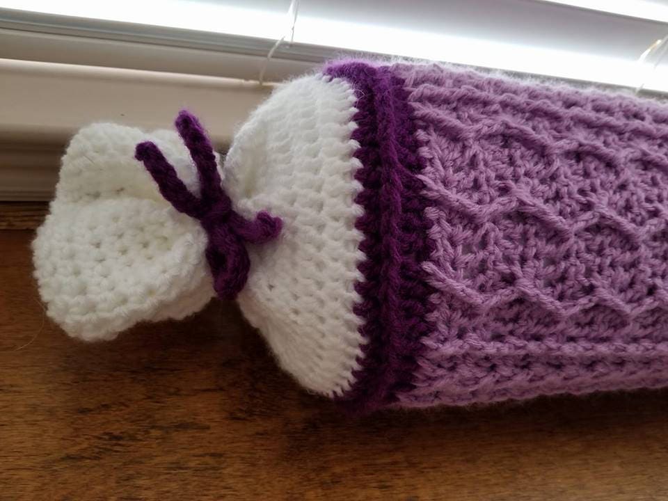 Crochet Pattern Cabled Zig Zag Bolster Pillow Beautiful | Etsy