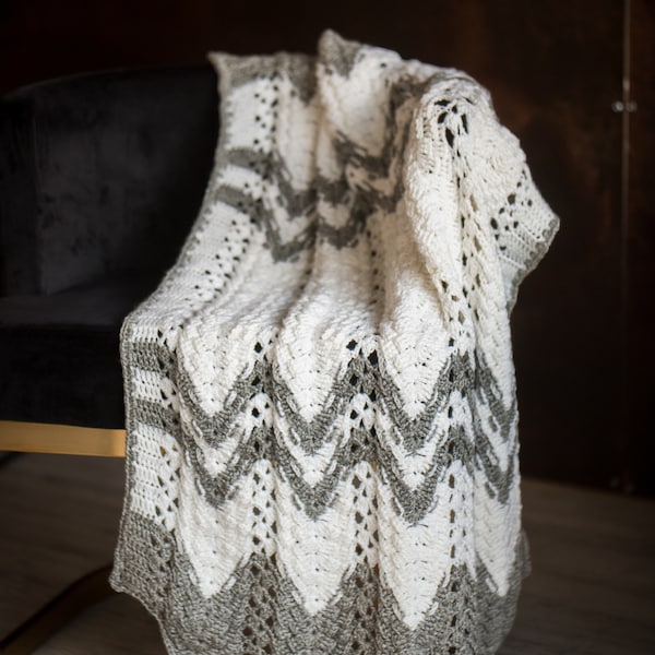 Chevron Afghan - Etsy