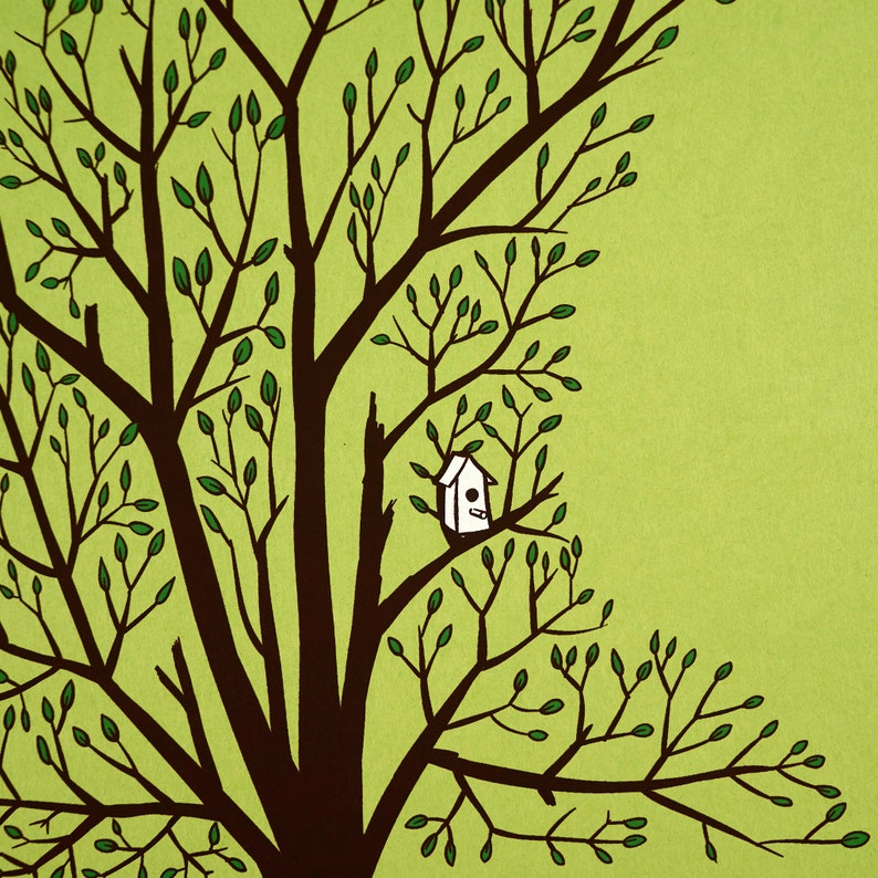 MN Grown - Spring | Minnesota Tree Screenprint Poster - Etsy