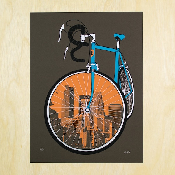 Bike Poster - Etsy