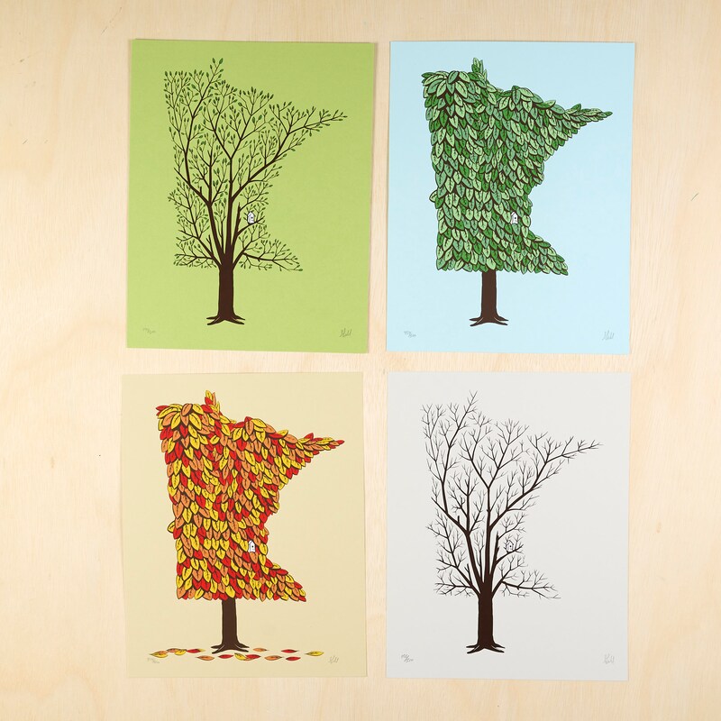 Season Changing Prints - Etsy