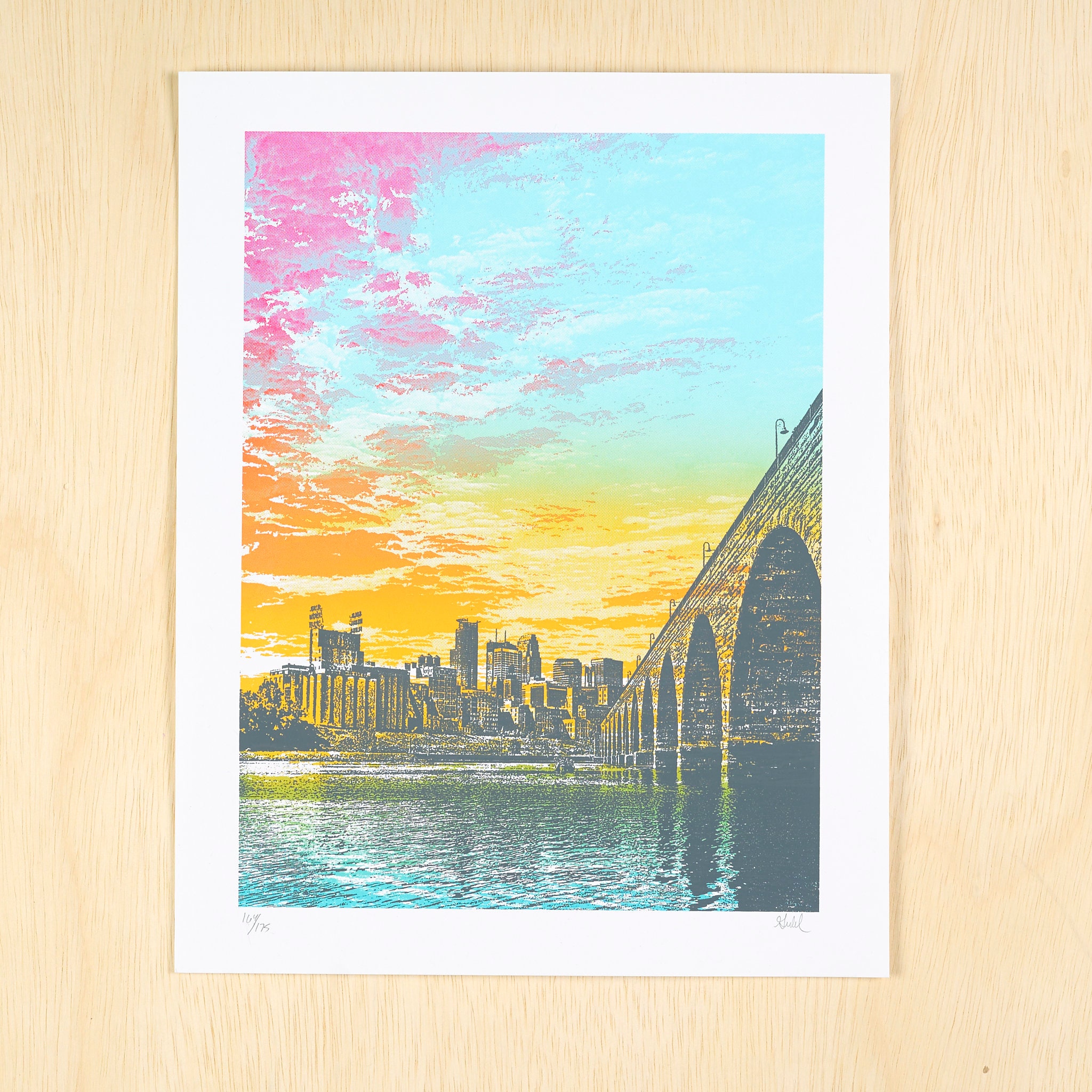 Stone Arch Bridge - Minneapolis Art - Etsy