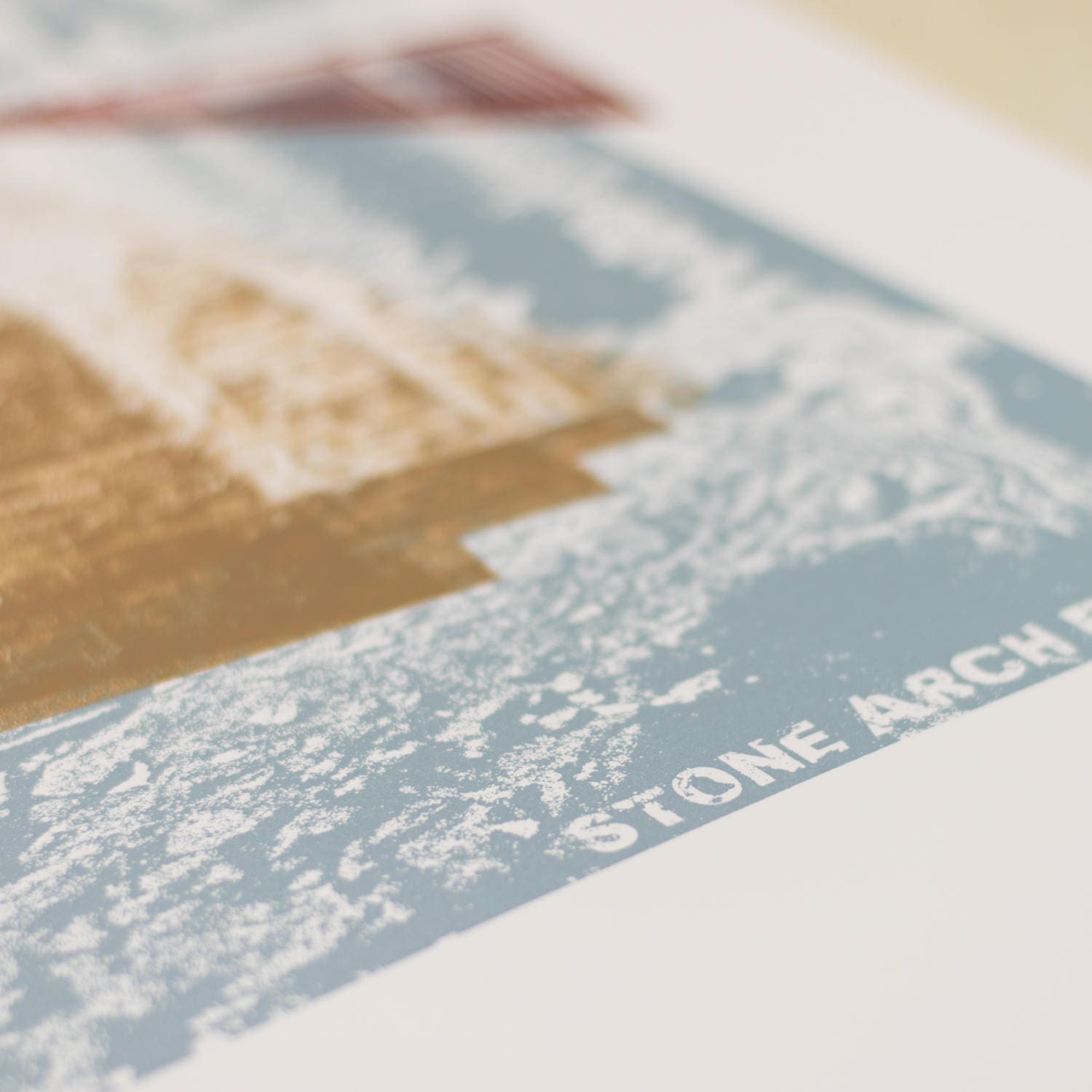 11 X 14 Stone Arch Bridge Screen Print Poster - Etsy