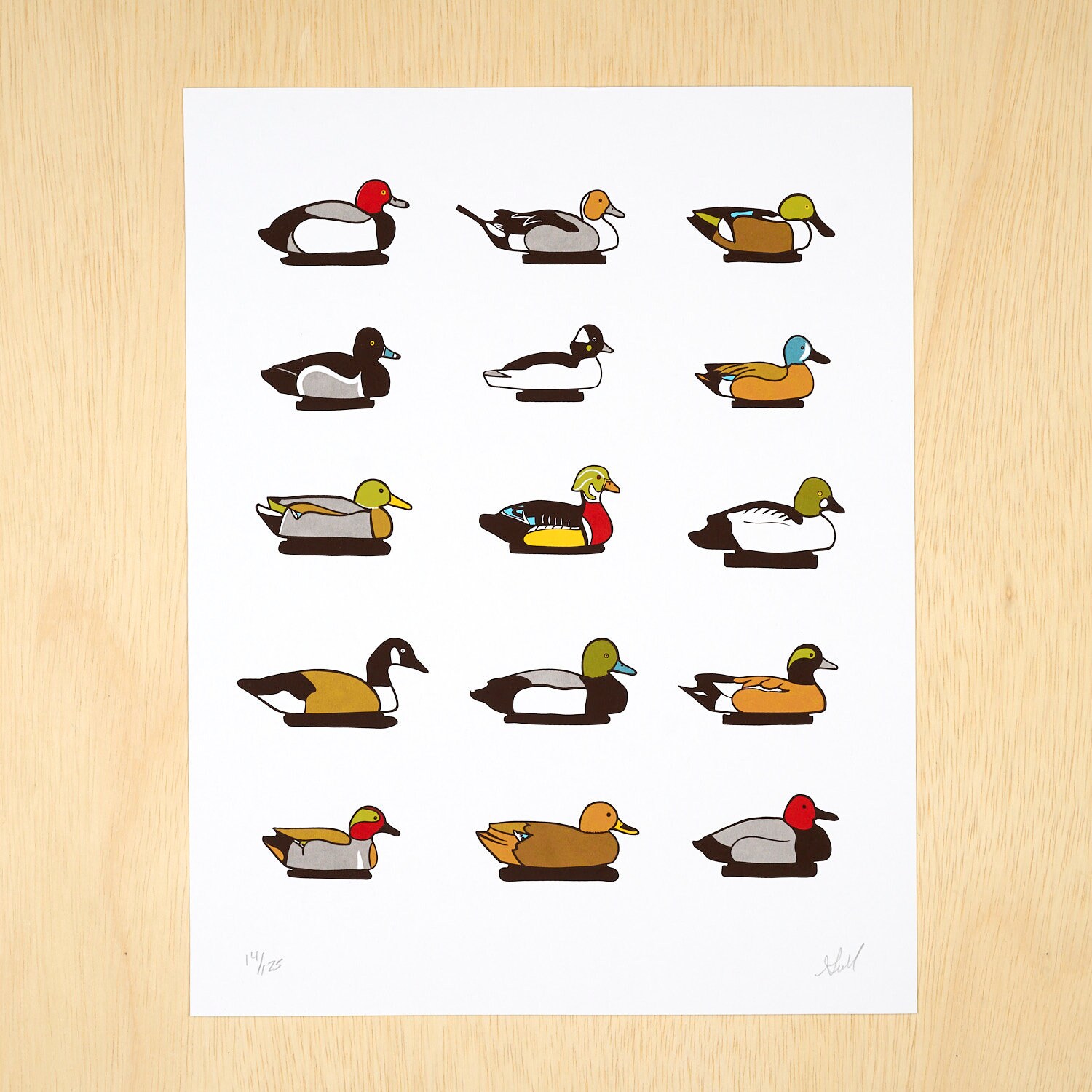 Duck Decoys Screen Print Art - Etsy