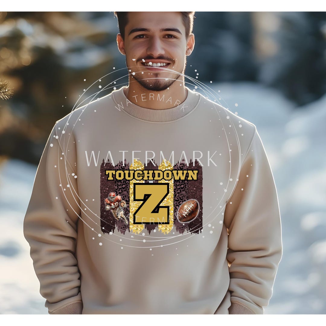 Touchdown A to Z Alphabet Bundle | Football Sublimation PNG | Sports ...