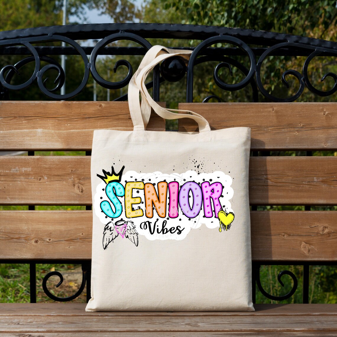 Senior Vibes PNG – Colorful Class of 2026 Sublimation Design for ...