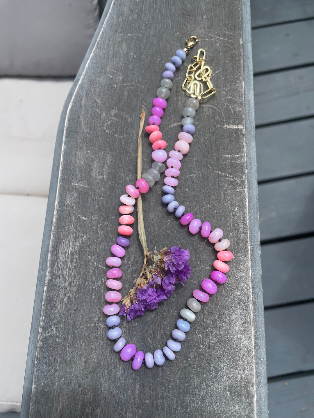 Miami Nights Gemstone Necklace - Etsy