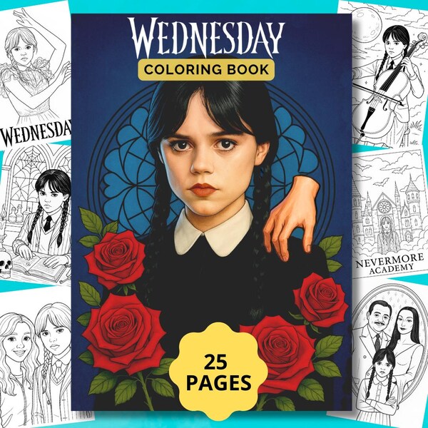 Wednesday Addams Book Pdf - Etsy