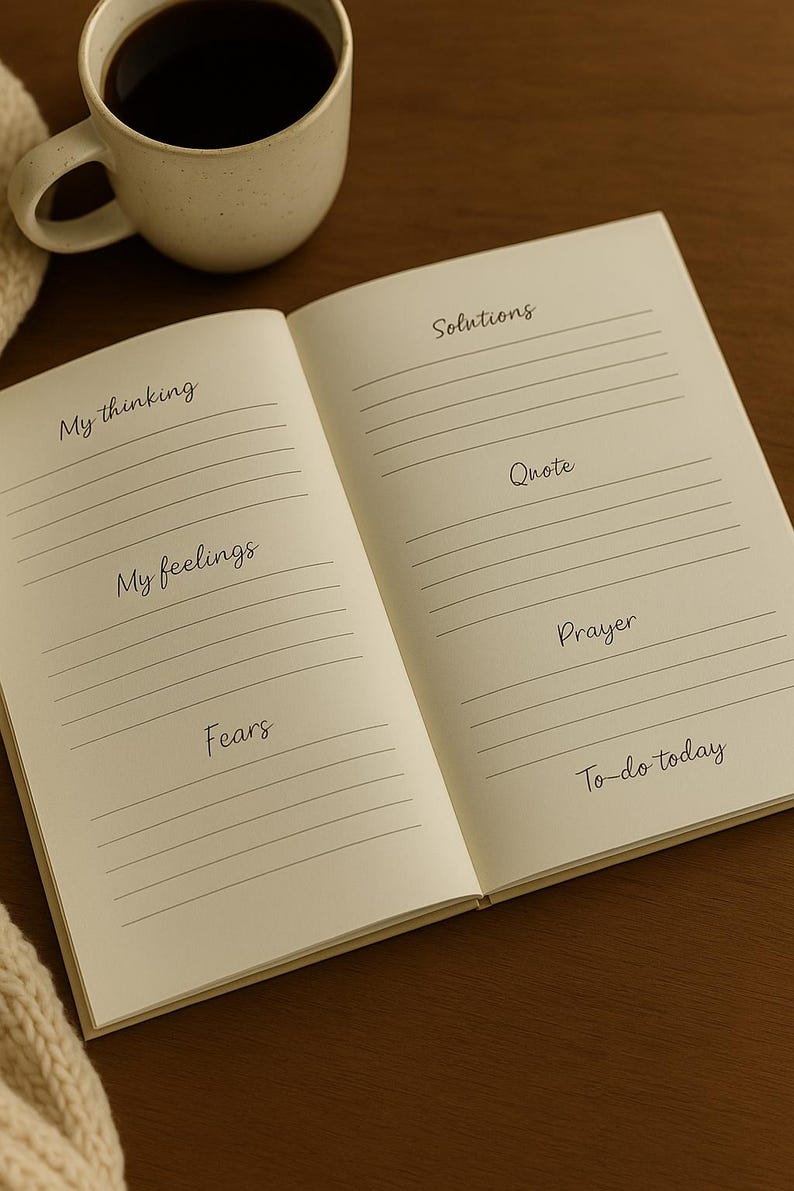 Daily Recovery Journal – Printable PDF for Sobriety & Reflection - Etsy