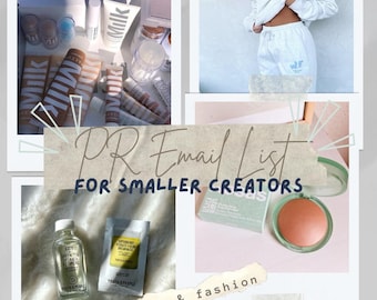 Bridal PR Contact List, Wedding Brand PR Email Spreadsheet, Gifting ...