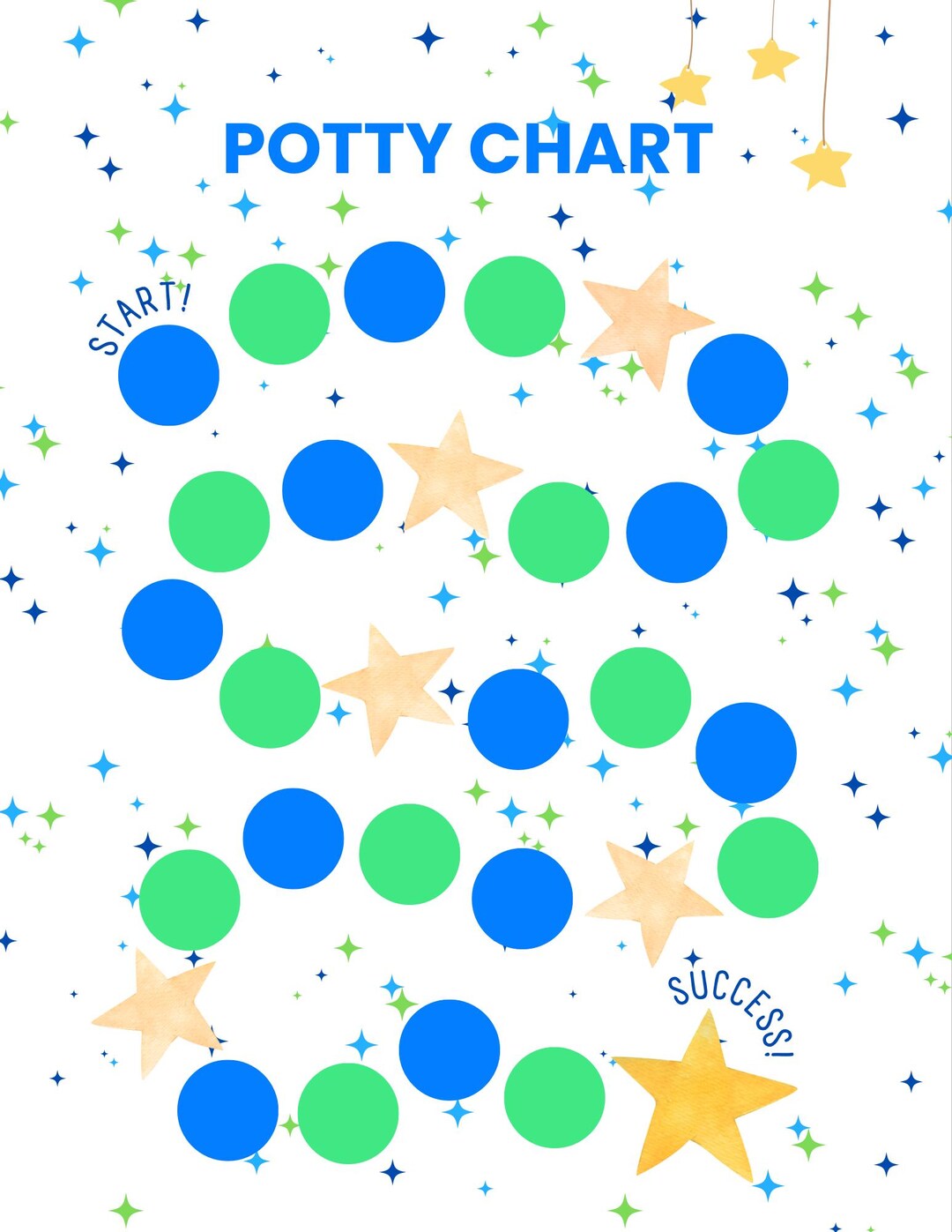 Simple Potty Chart, Boy Potty Chart, Printable Potty Chart, Potty Chart ...