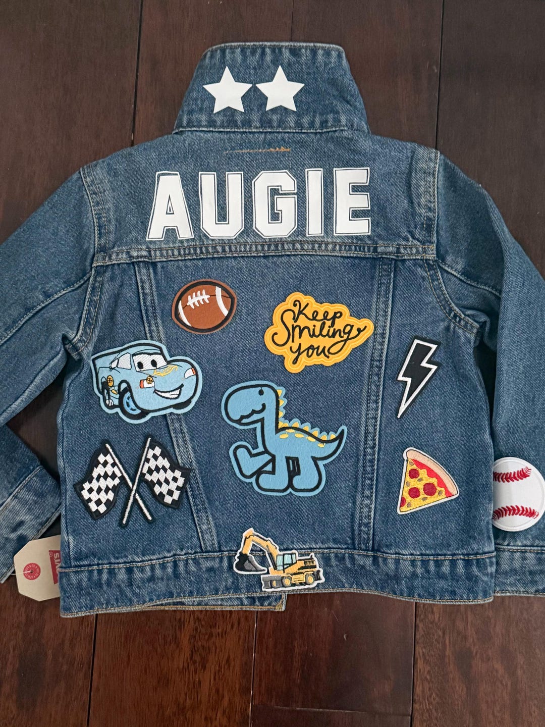 Custom Kids’ Denim Jacket With Name or Initials – Personalized Jean ...