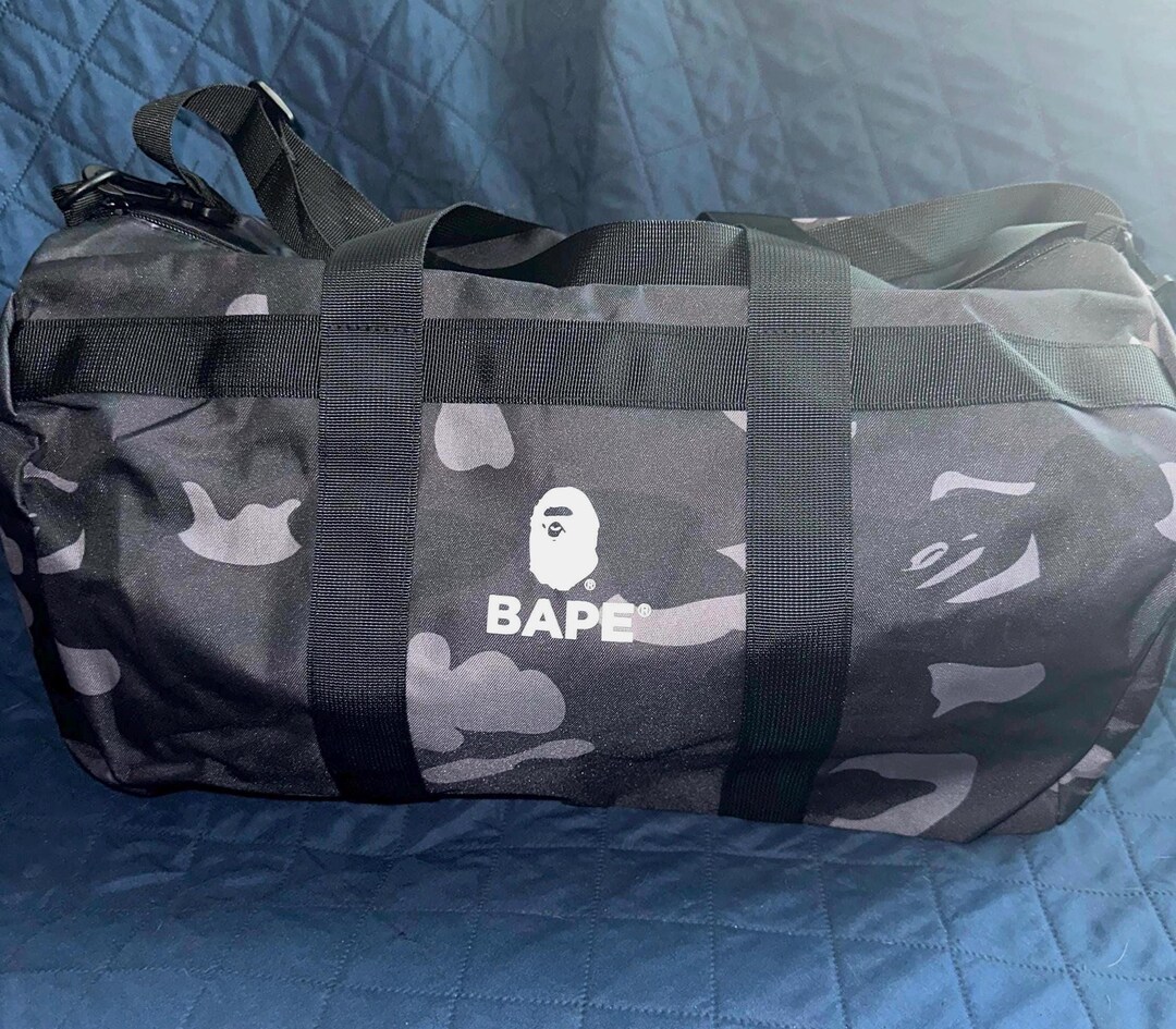 Black Bape Camo Duffel Bag - Etsy