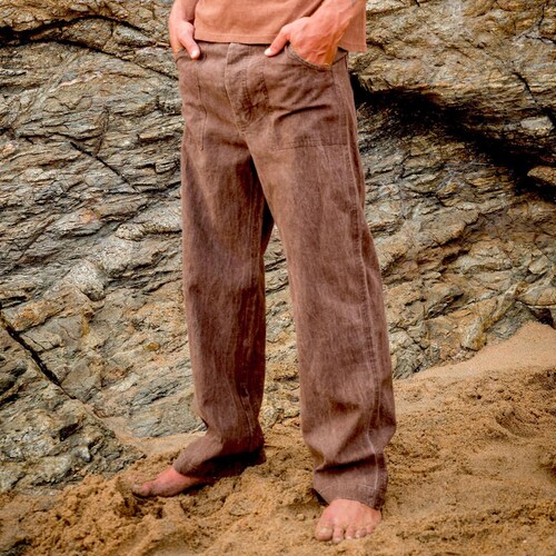 Straight Pants Hemp Organic Cotton - Etsy